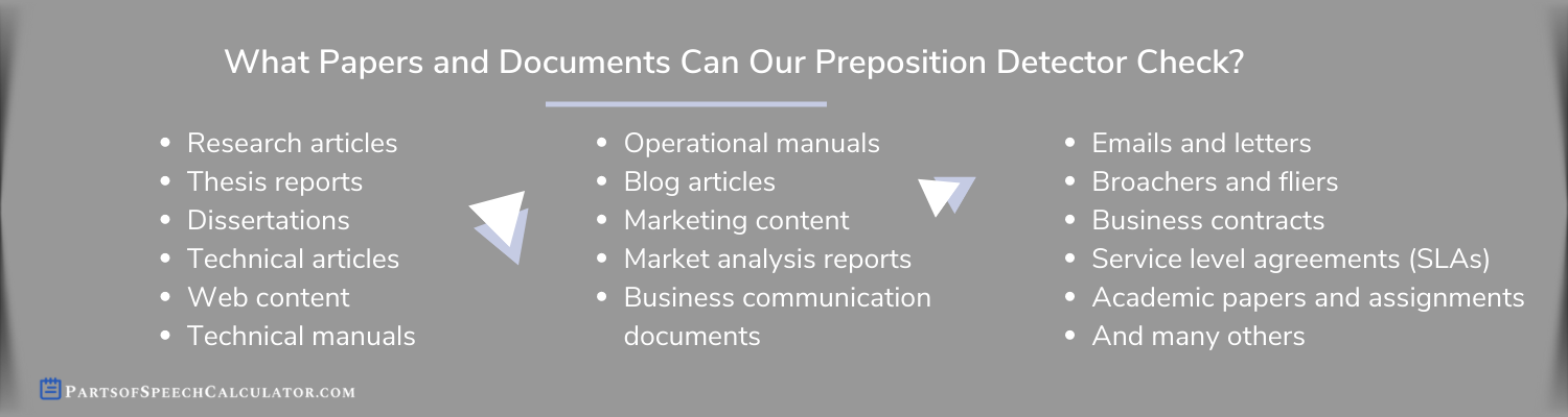 Preposition Calculator Improves Quality of Your Text